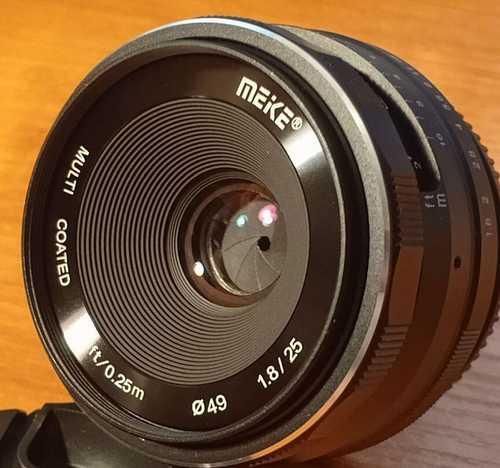 Объектив Meike 25mm 1.8 (micro)