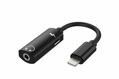 Адаптер-переходник Apple Lightning + Mini Jack 3.5