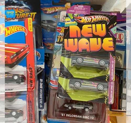 Коллекция hot wheels delorean,dmc-12