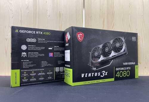 Видеокарта MSI GeForce RTX 4080 ventus 3X OC