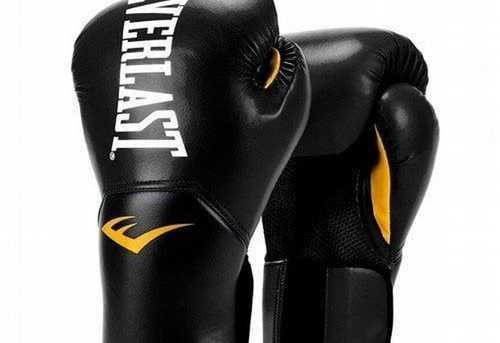 Перчатки боксерские Everlast Elite ProStyle черные