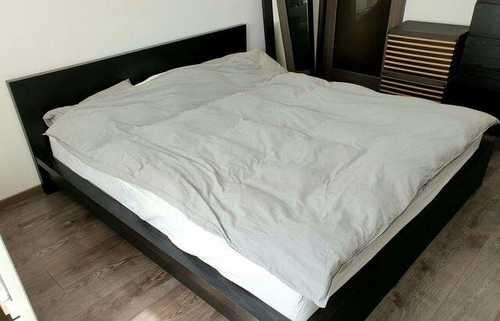 Кровать IKEA Мальм 180х200 венге