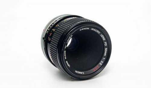 Canon Macro Lens FD 50mm f3.5 S.S.C