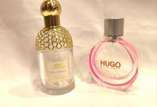 Пустые флаконы от парфюма Guerlain, Hugo