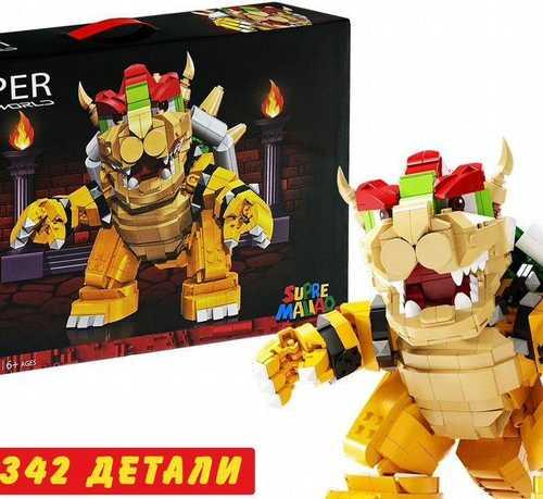 Конструктор супер марио - bowser 1342 дет