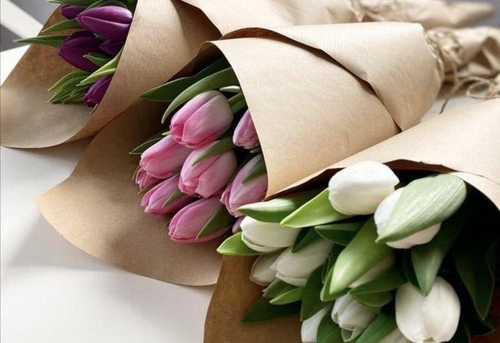 Букет тюльпанов на 8 марта розница и мелкий опт