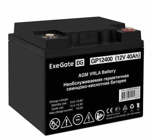 Аккумуляторная батарея ExeGate GP12400 (12V 40Ah