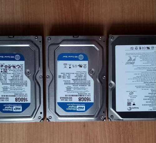 HDD 320, 250, 160, 80 Gb Seagate Barracuda, WD