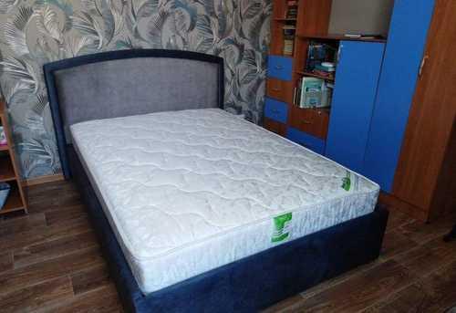 Кровать с мягким изголовьем " Глория" без декора