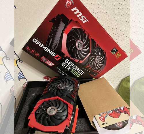 Видеокарта MSI Gaming X GeForce gtx 1060 6 gb