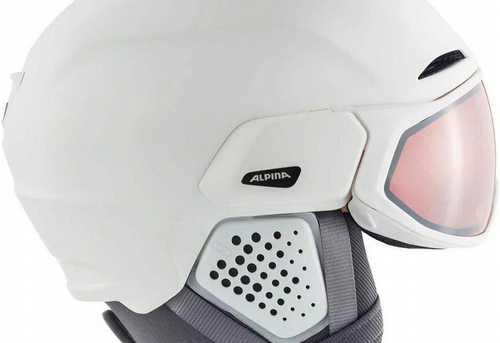 55-59) Горнолыжный шлем с визором Alp