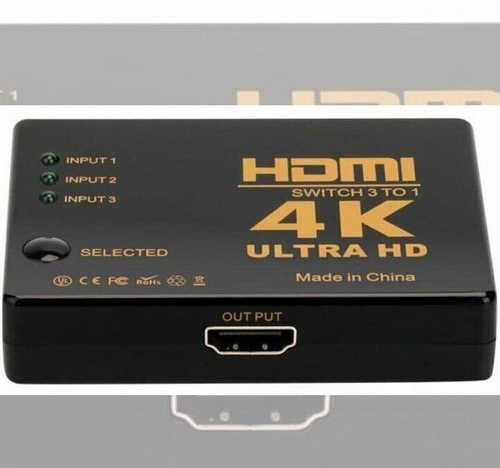 Hdmi адаптер (сплиттер) 1/2 4K