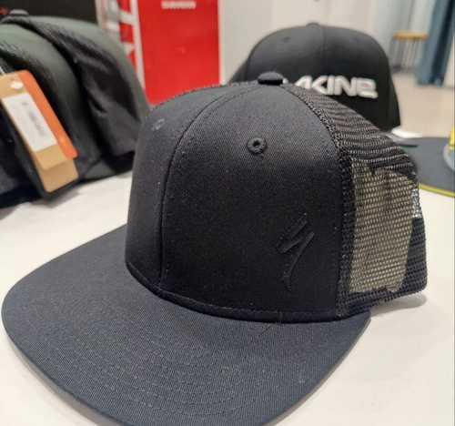 Бейсболка specialized S-Logo, маленькое лого, blac