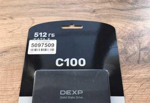 Жесткий диск SSD dexp 512 гб