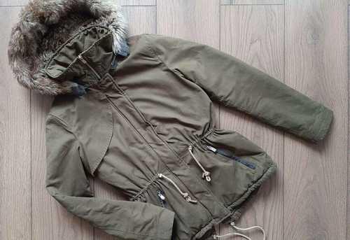 Зимняя куртка парка Zara XS 42 р-р для подростка