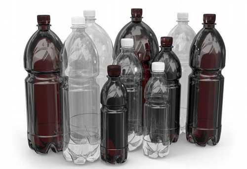 Пластиковые пэт бутылки с крышкой