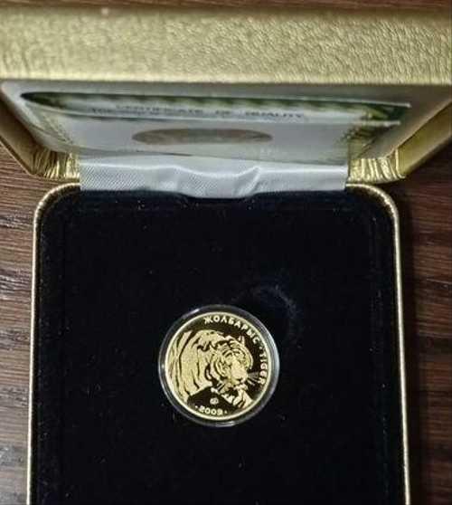 Монета Казахстан 2009 Тигр Золото