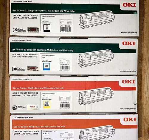 Картриджи OKI C822 p/n 44844627
