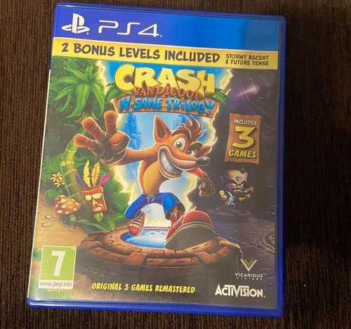 Crash bandicoot n sane trilogy ps4