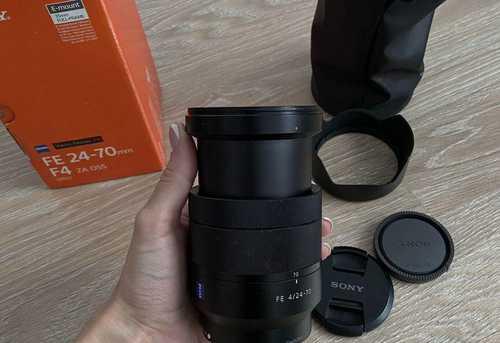 Объектив Sony FE 24-70 мм F4 Zeiss