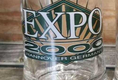 Кружка пивная немецкая Hannover expo 2000
