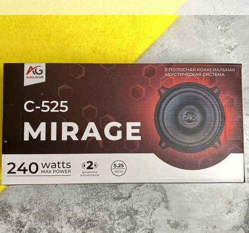 Динамики 13 см Mirage 80 Вт новые