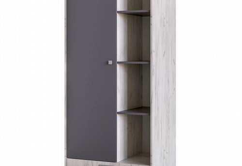 Шкаф для одежды с нишей Крафт Дуб Крафт/Серый граф
