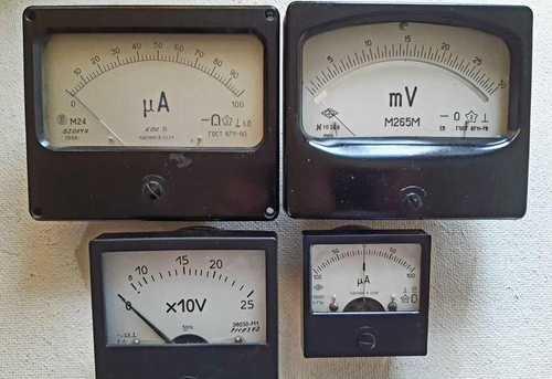 Амперметры М2001 ; вольтметры м265м, э8030м1