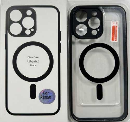 Чехол на iPhone 15 pro max Clear Case (Magnetic )