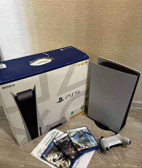 Sony Playstation 5 с дисководом (Ростест)