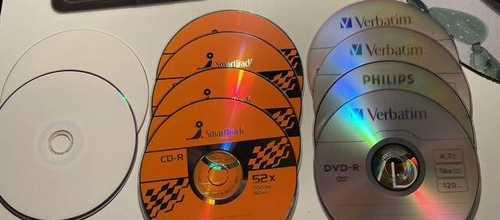 Чистые диски для записи 700 мб и 4.7 гб болванка