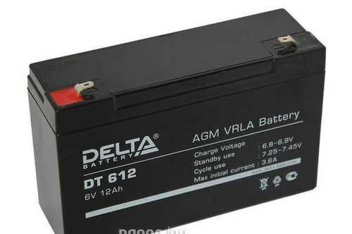 Delta DT-612 6V 12Ah