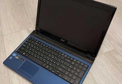 Синий ноутбук Acer i5 nvidia gt 8gb ssd 256gb