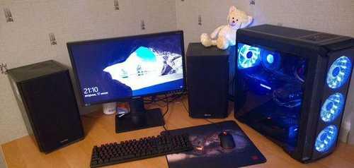 Игровой пк, монитор 144hz, механическая клавиатура