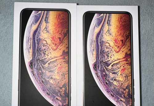 Коробка от iPhone Xs max 256 gb gold