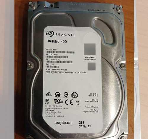 HDD 3 Tb Seagate 3.5