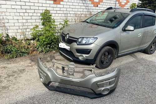Бампер передний Renault Sandero Stepway цвет KNM