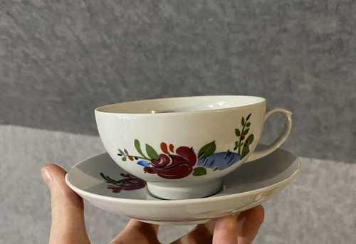 Фарфор СССР чашки чайники блюдца