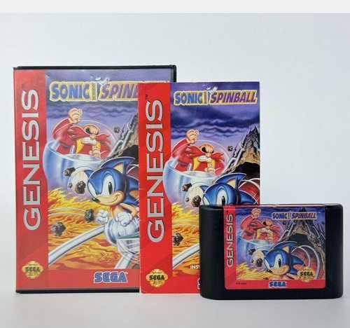 Sonic Spinball Sega Genesis