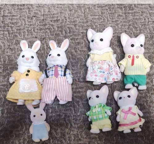 Sylvanian families зайцы и собачки