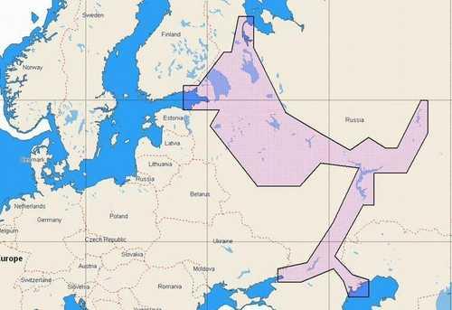 Карта для эхолота C-MAP RS-050 ввп Запад