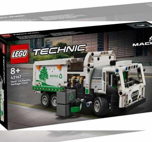 Lego Tech: Электрический мусоровоз Mack LR 42167