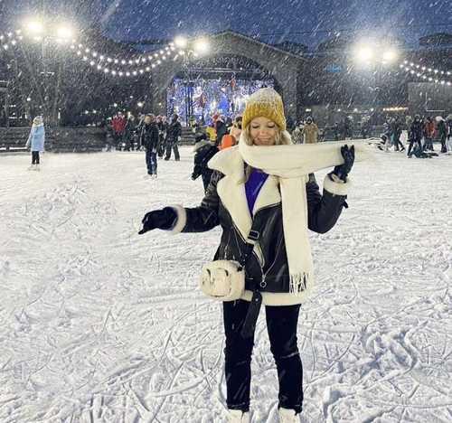 Дубленка женская зимняя из натуральной кожи