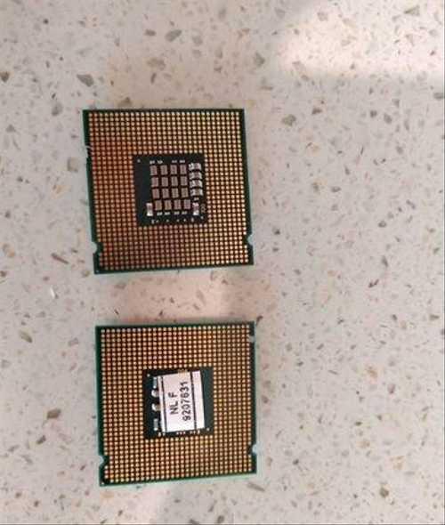 Процессоры intel celeron D 352 и pentium e6600