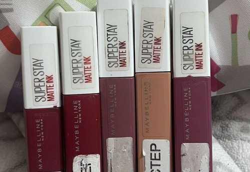 Maybelline super stay помада