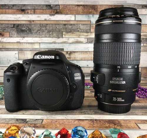 Canon EOS 600D kit EF 70-300mm 4-5.6 IS USM (A183)