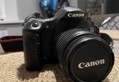 Зеркальный фотоаппарат canon 60d с объективом