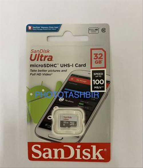 Sandisk ultra 32 gb карта памяти