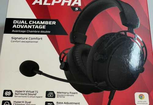 Новые Игровые наушники hyperx cloud alpha s