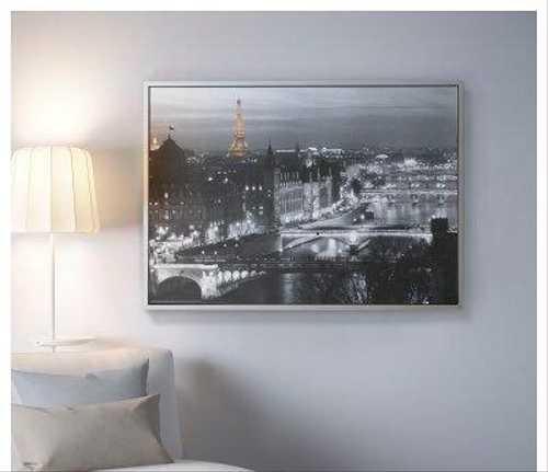 IKEA картина Париж и Лондон